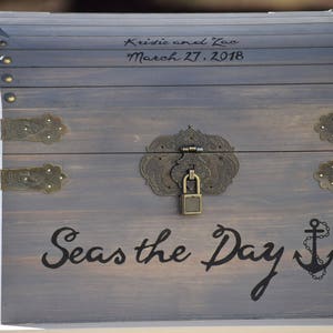 Nautical Wedding Decor Nautical Card Box Wedding Card Box | Etsy