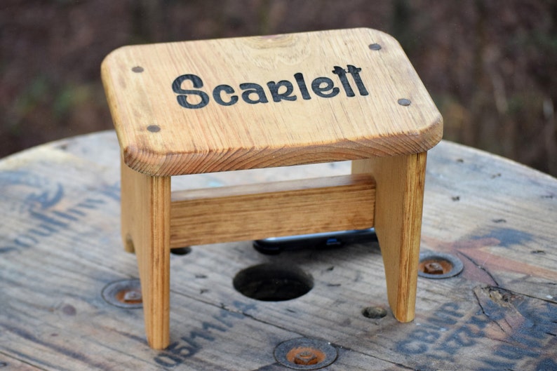 Personalized Kids Stepping Stool Rustic Decor - Etsy