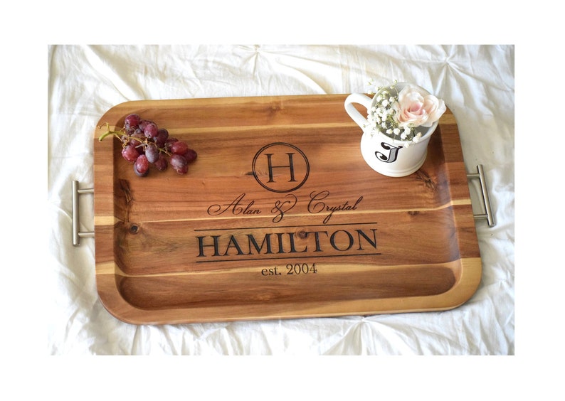 Personalized TV Tray With Handles Breakfast Tray Breakfast | Etsy
