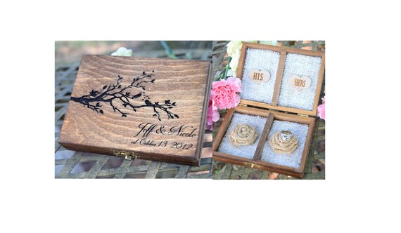 Ring Box Wood Ring Box Rustic Ring Box Engagement Ring | Etsy