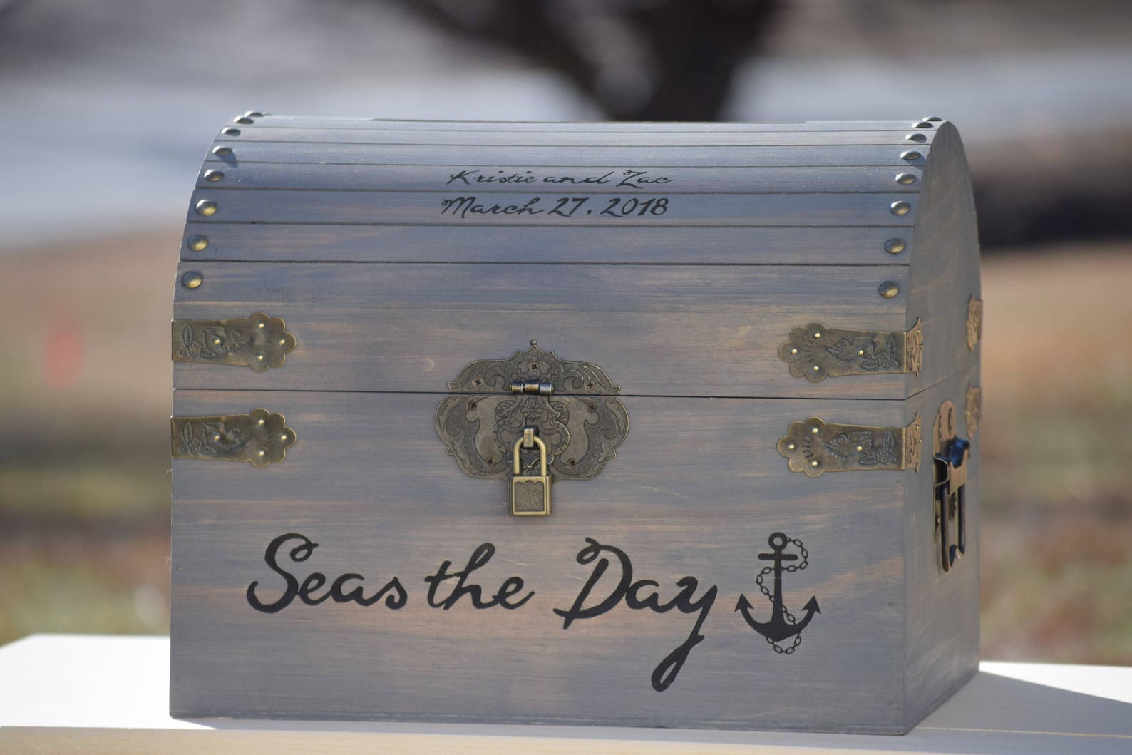 Nautical Wedding Decor Nautical Card Box Wedding Card Box | Etsy