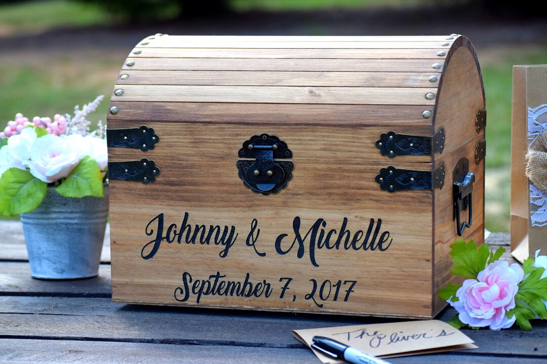 Rustic Wooden Card Box - Rustic Wedding Card Box - Rustic Wedding Decor ...