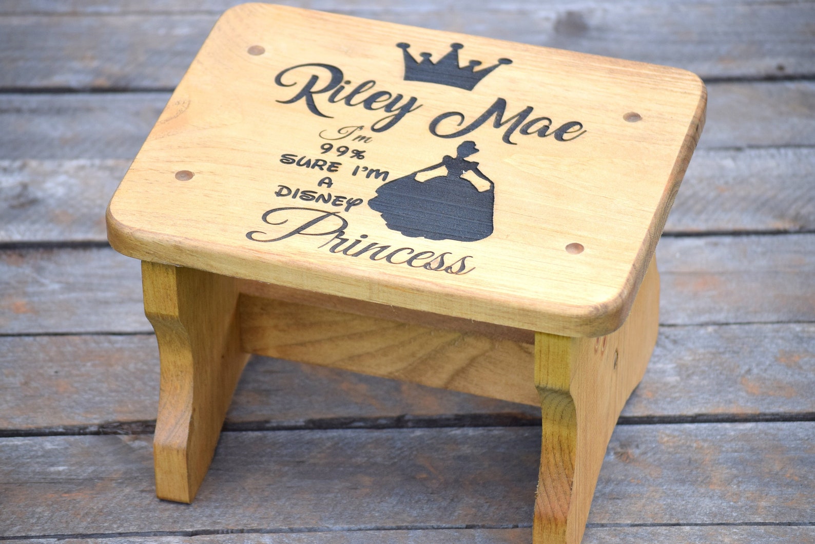 Disney Princess Stool Toddler Step Stool Personalized | Etsy