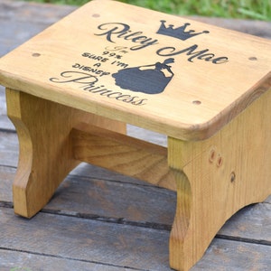 Disney Princess Stool - Toddler Step Stool - Personalized Stool ...