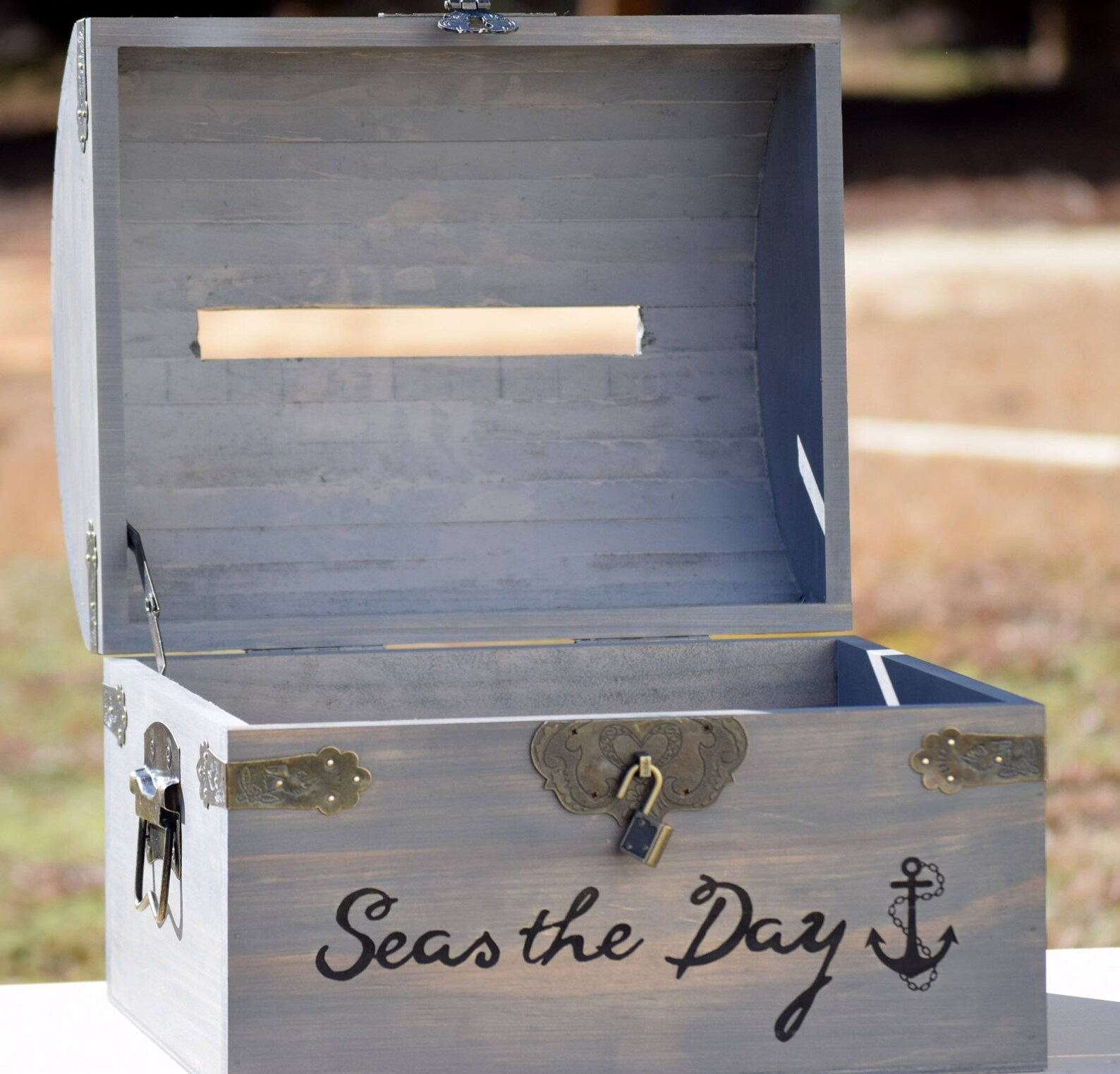 Nautical Wedding Decor Nautical Card Box Wedding Card Box | Etsy