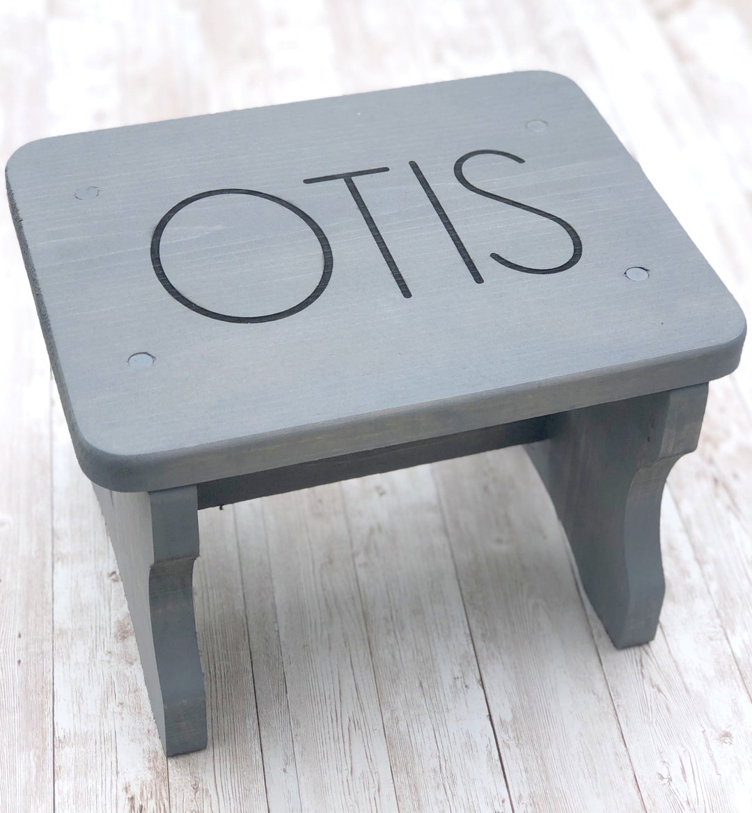 Personalized Kids Stepping Stool Rustic Decor Children's Step Stool ...