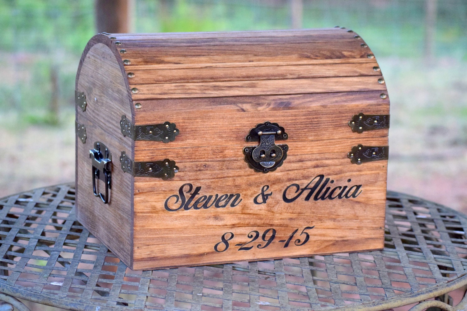 Rustic Wooden Card Box Rustic Wedding Card Box Rustic - Etsy