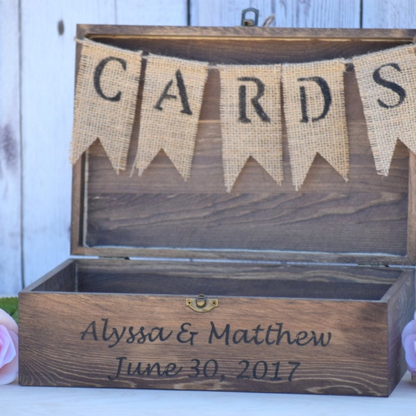 Rustic Wedding Card Box - Etsy
