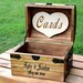 Wedding Card Box Graduation Card Box Wood Card Box Rustic Card - Etsy