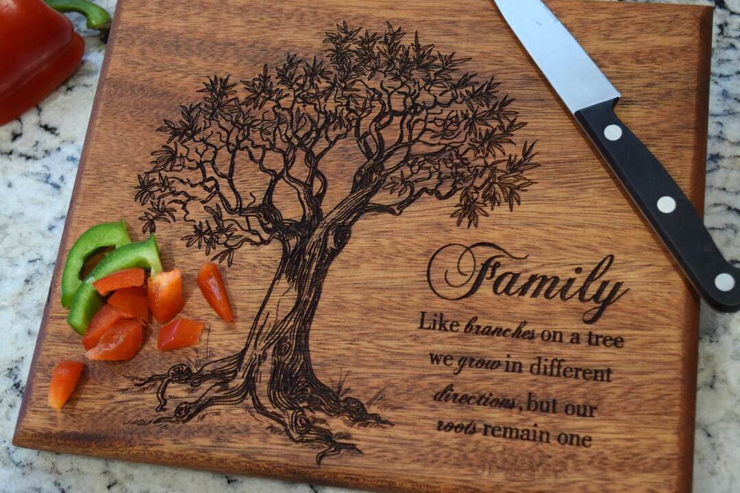 Tree Cutting Board - Cutting Board Tree - Personalized Cutting Board ...
