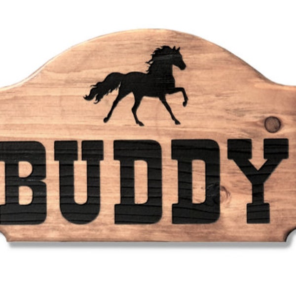 Stall Name Plate - Etsy