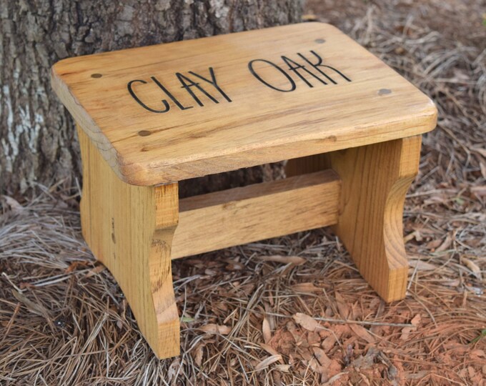Personalized Kids Stepping Stool Rustic Decor - Etsy