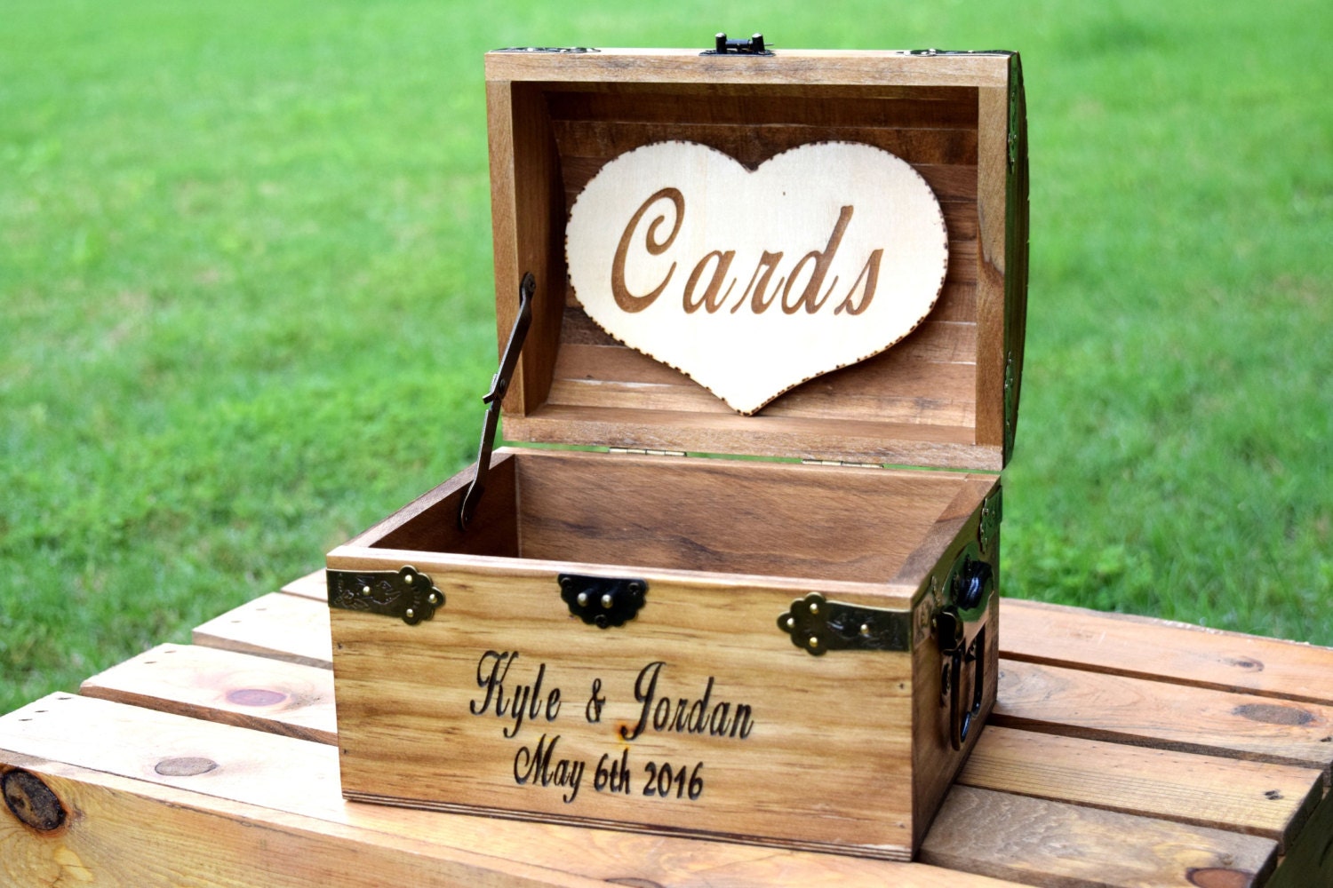 Rustic Wooden Card Box Rustic Wedding Card Box Rustic Etsy