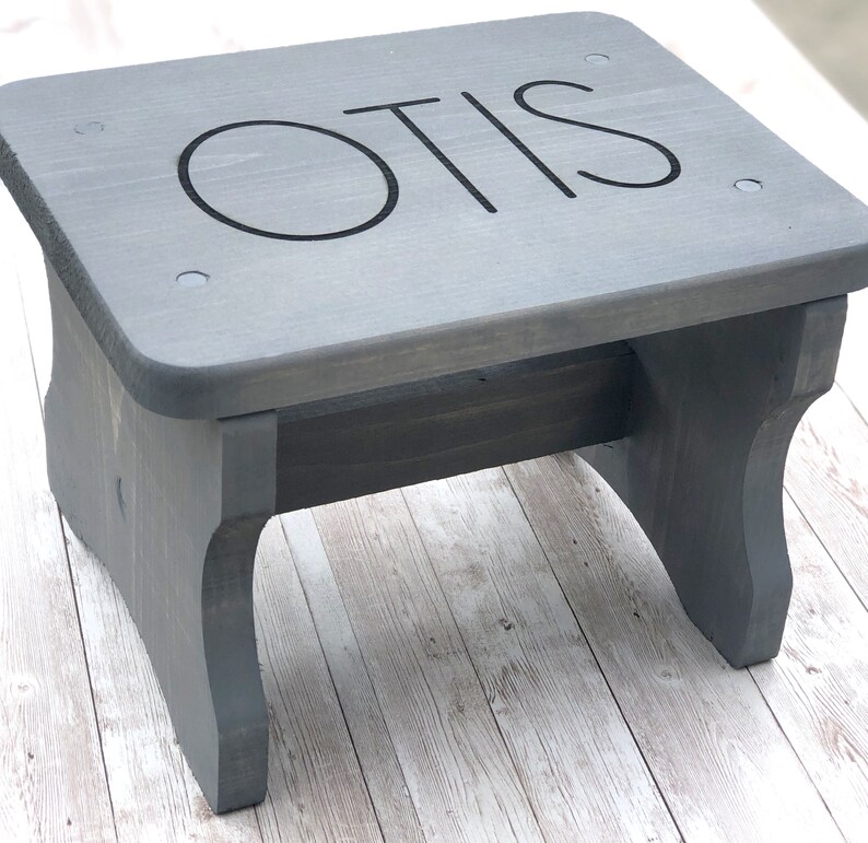 Personalized Kids Stepping Stool Rustic Decor - Etsy