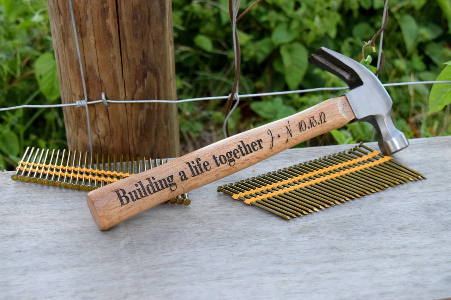 Engraved Hammer Personalized Hammer Gift Building A Life - Etsy