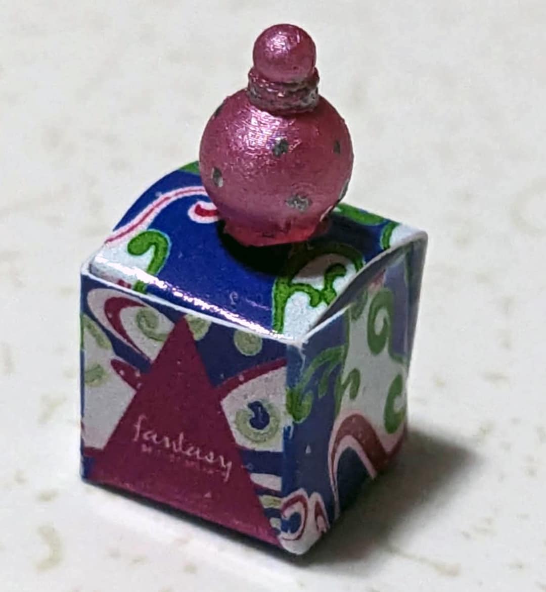 Miniature Dollhouse Perfume in Pink - Etsy