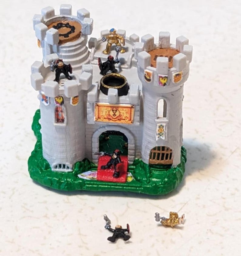 Miniature Nostalgic Toy Castle - Etsy