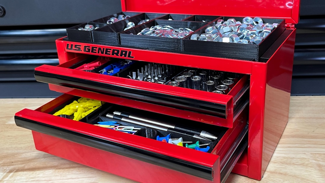 3D Printable Organizer Trays for Harbor Freight Mini Tool Box – Digital ...
