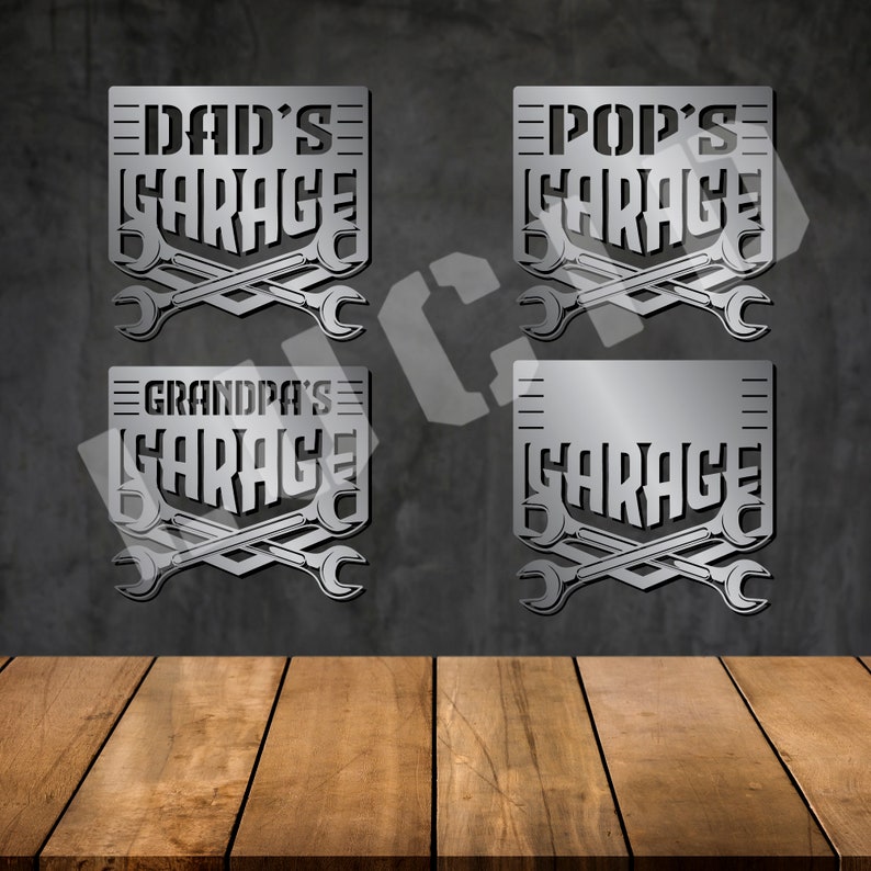 Dad's Garage, Pop's Workshop, Grandpa's Shop, Dxf Svg, Wall Art Digital ...