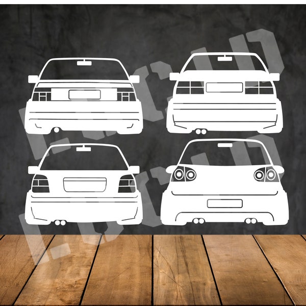 Volkswagen Golf Mk2 Svg - Etsy