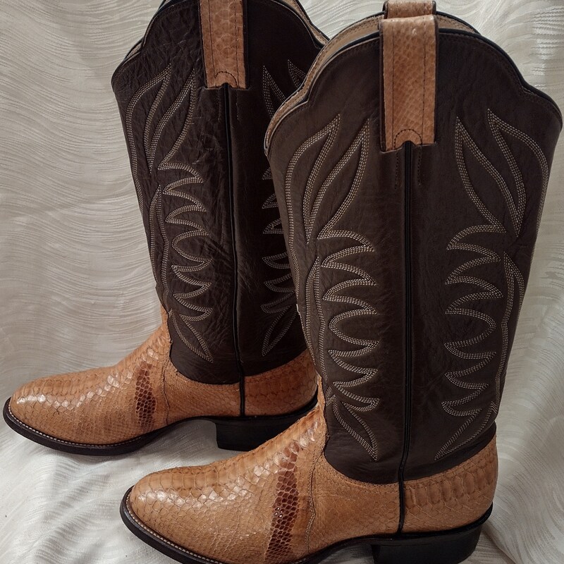 Snake Skin Boots - Etsy