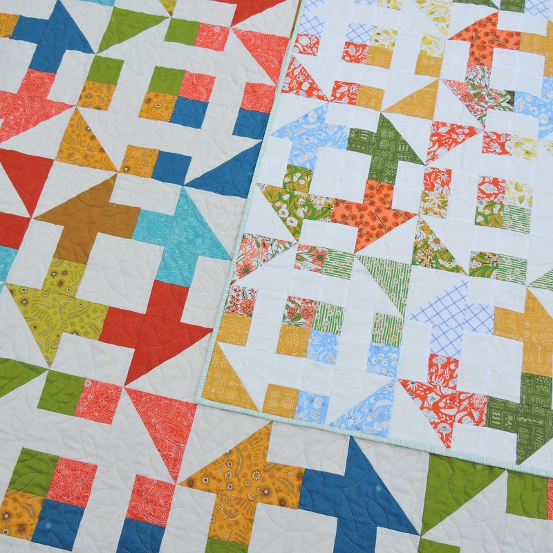 Churn Dash Quilt Pattern - Etsy