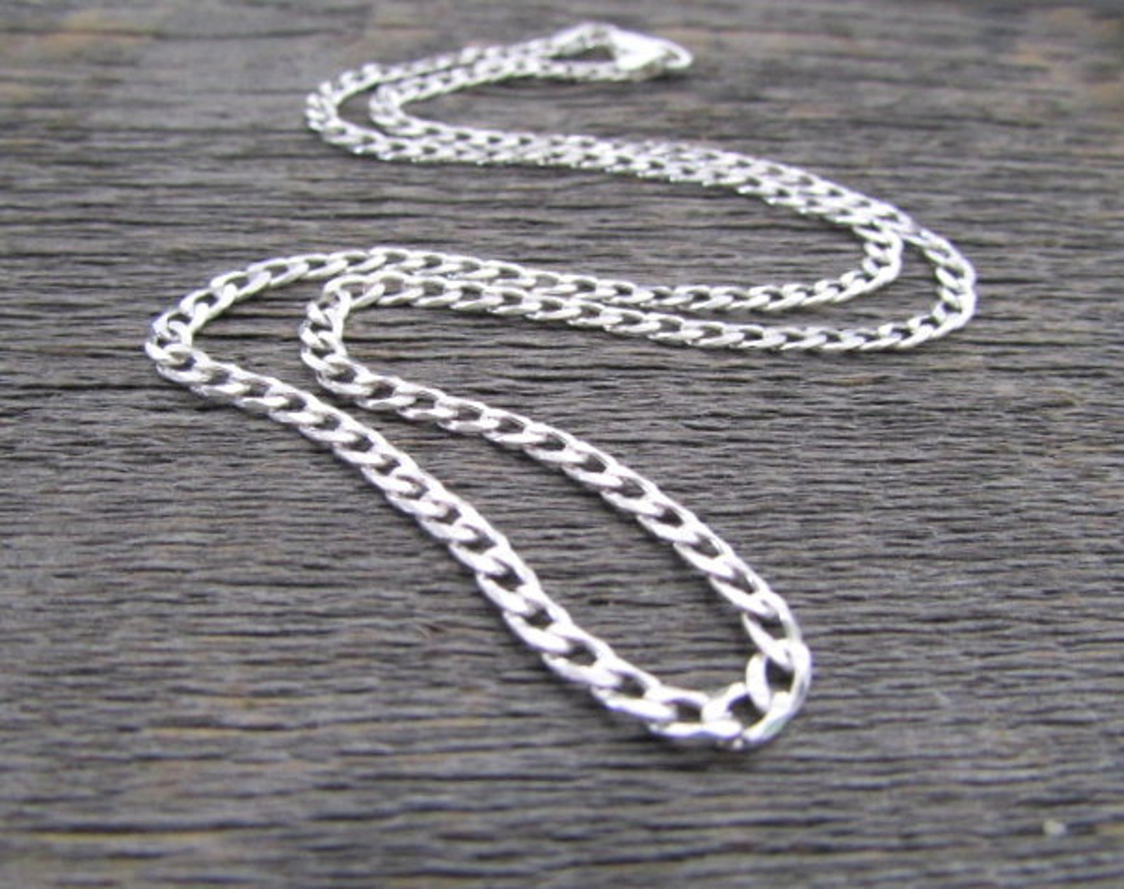 Sterling Silver Curb Chain 20 Inch Chain 5mm Chain Curb - Etsy