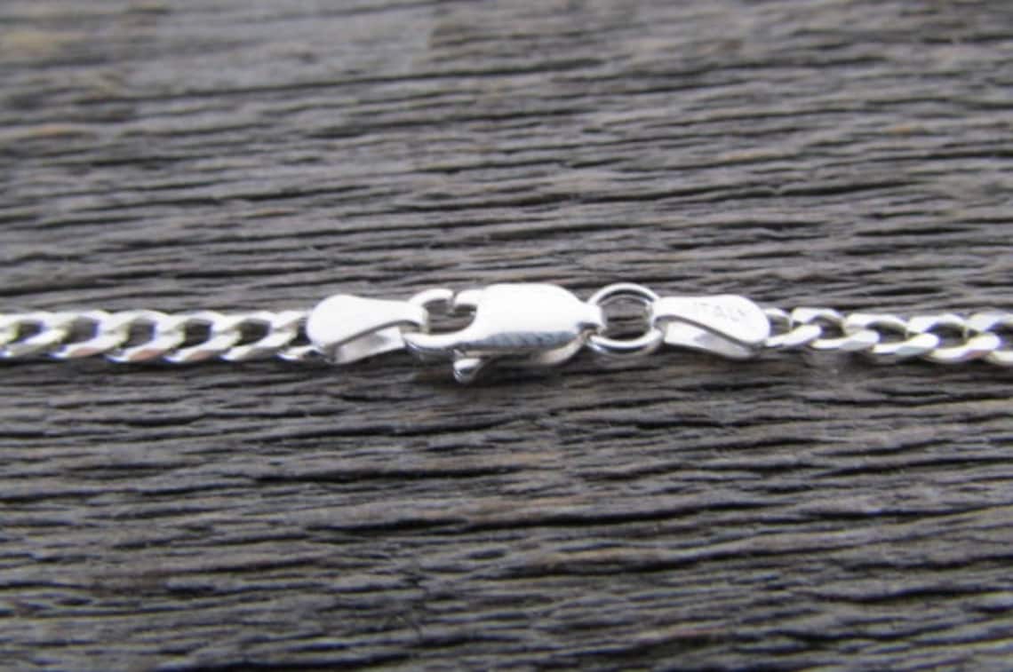 Sterling Silver Curb Chain 20 Inch Chain 5mm Chain Curb - Etsy