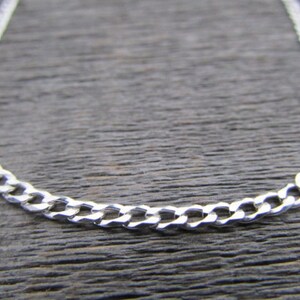 Sterling Silver Curb Chain, 20 Inch Chain, 5mm Chain, Curb Chain ...