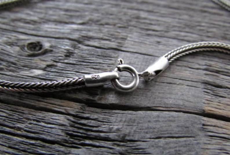 Bali Silver Chain, Sterling Silver Chain, Oxidized Silver Chain, Dragon ...