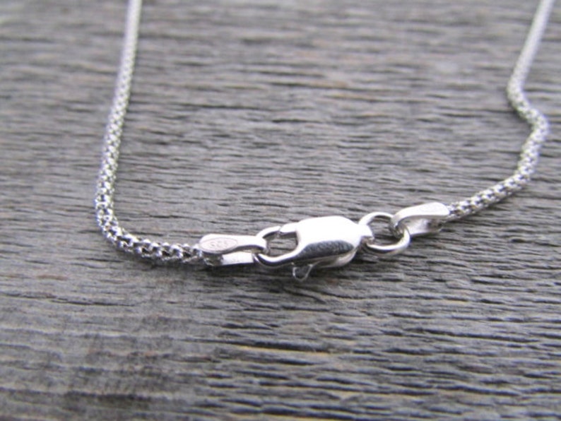 Sterling Silver Popcorn Chain 22 Inch Chain 1.5mm Chain | Etsy
