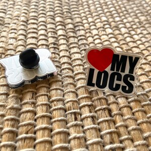 Love My Locs Acrylic Lapel Pin Stocking Stuffers Gift for Dreads Lover ...