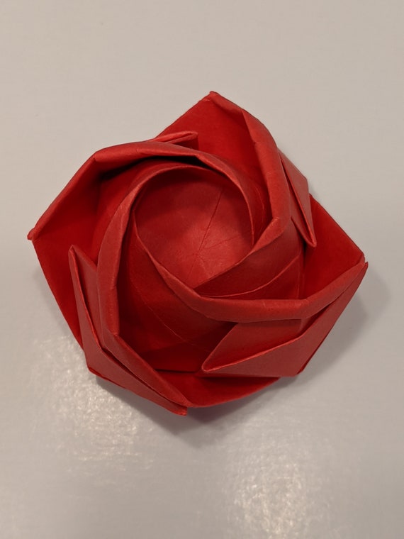 Origami Flower Rose Bud - Etsy