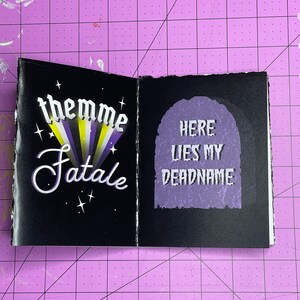 Break the Binary Zine Nonbinary Art Illustrations Enby Enbies Pride ...