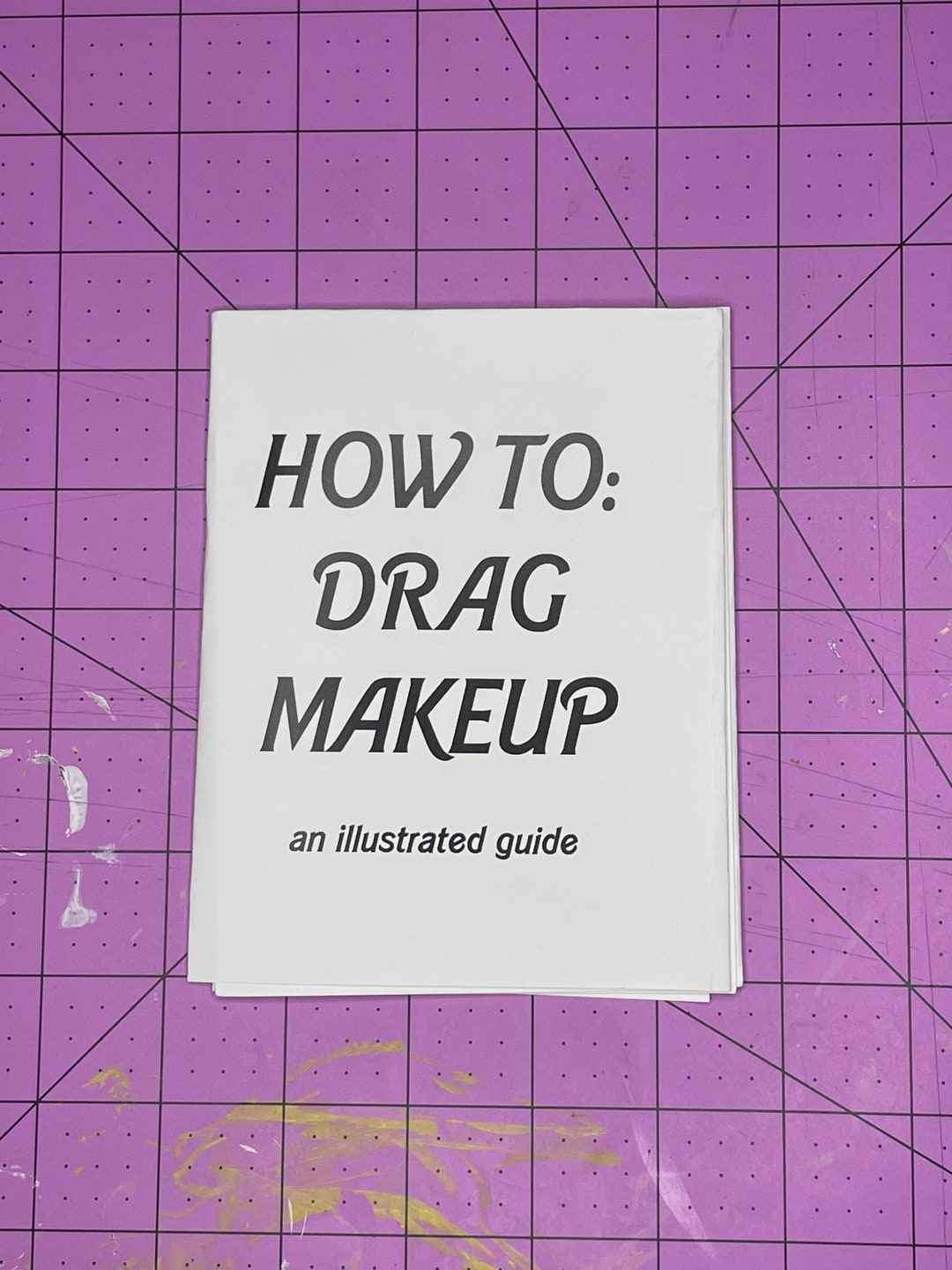 How To: Drag Makeup Zine Drag Artist Drag Queen Queer Art Zines ...