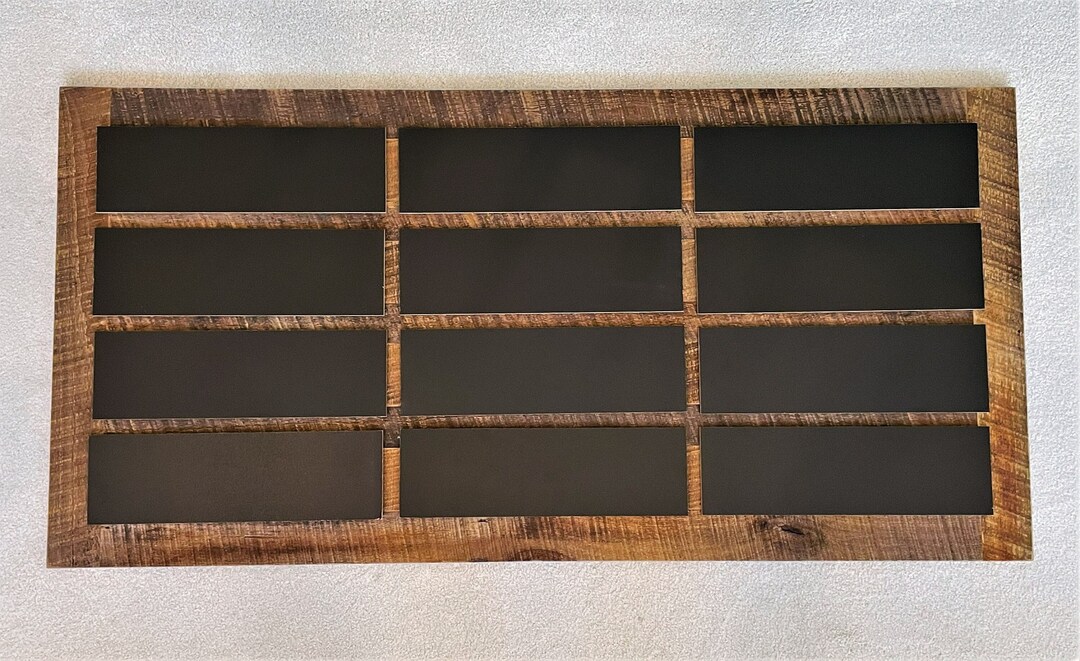 Classy, Handmade Chalkboard System in 48 X 24 Real Reclaimed Wood Frame ...