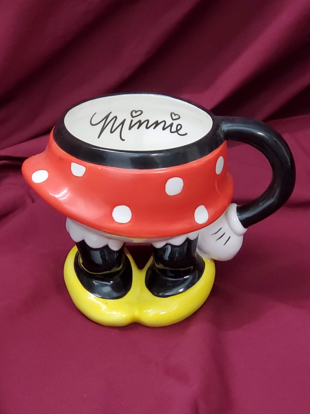Minnie Mouse Disney Coffee Mug - Etsy