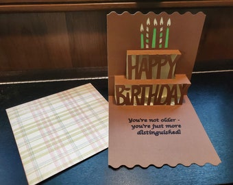 Roses Happy Birthday 3D Stereogram Optical Illusion - Etsy