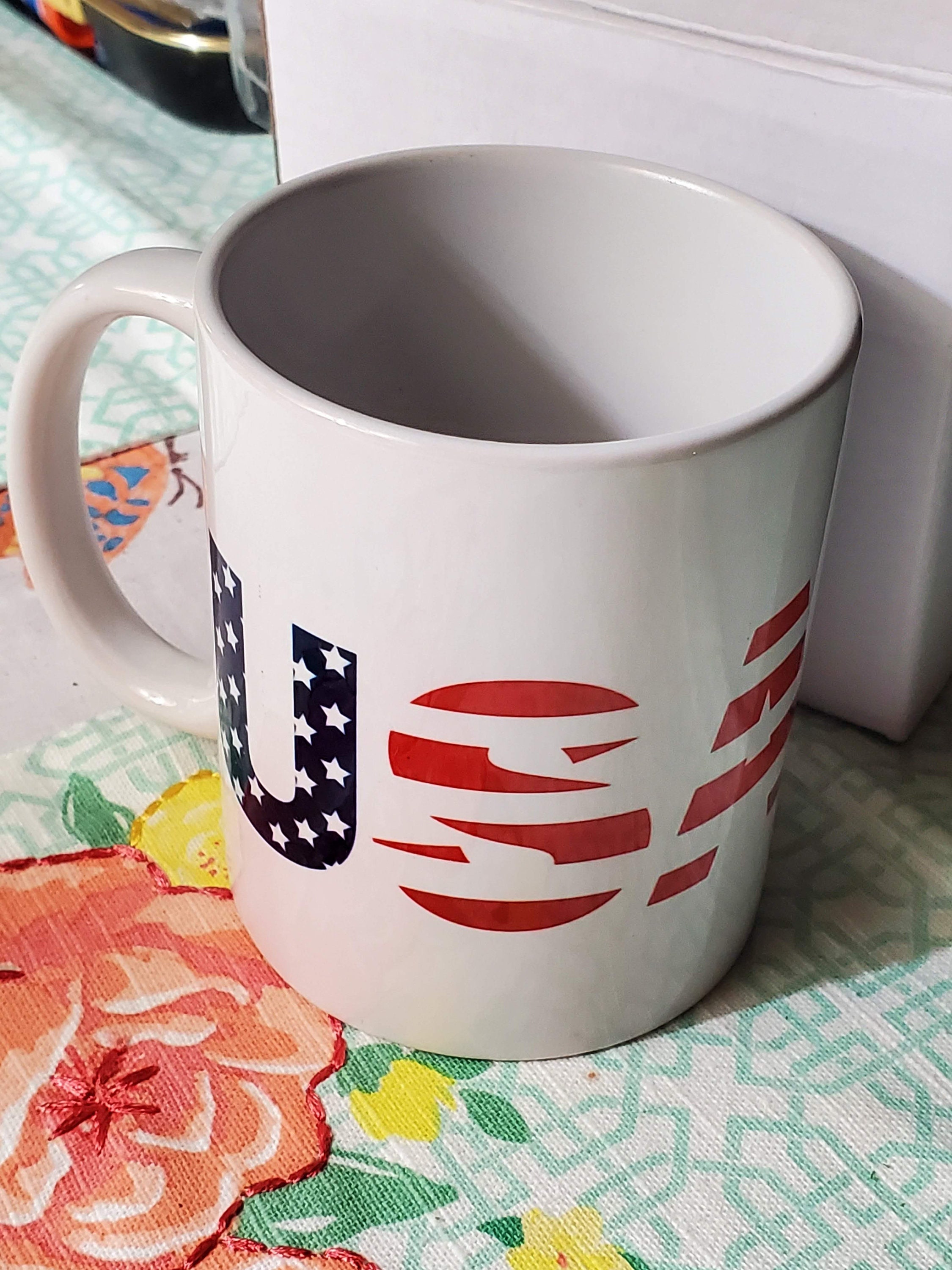 Coffee Cup With Eagle, American Flag - Etsy