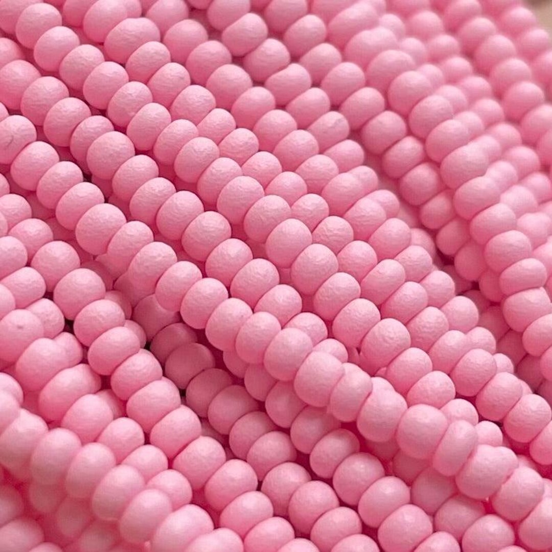 1 Hank Pink Light Czech Matte Permalux Glass Seed Beads - Etsy