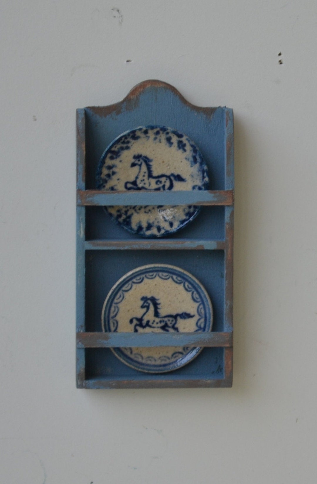 Doll House Miniature Primitive Plate Rack - Etsy