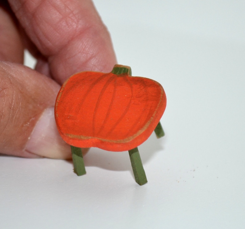 Dollhouse Miniature-pumpkin Footstool - Etsy