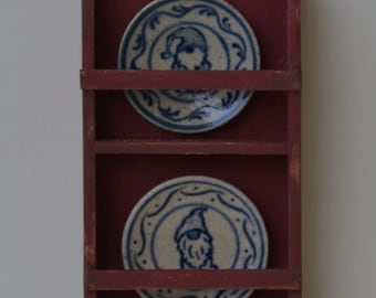 Doll House Miniature Primitive Plate Rack - Etsy