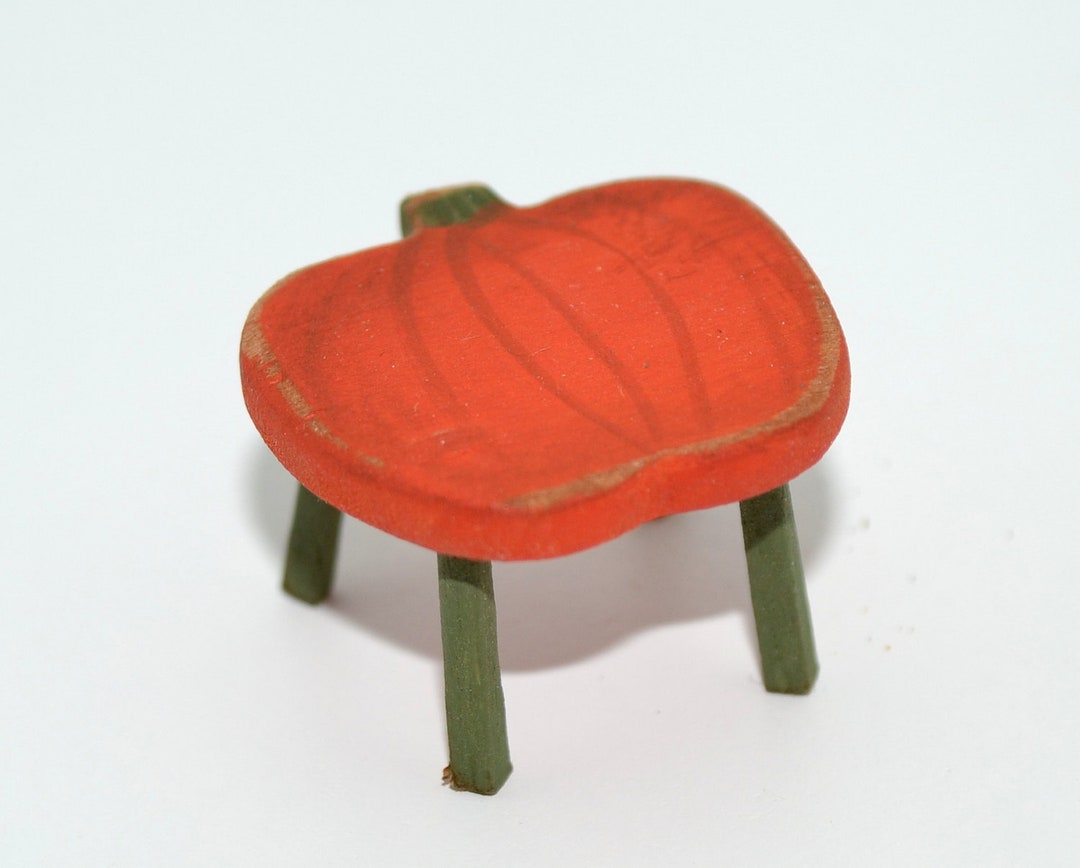 Dollhouse Miniature-pumpkin Footstool - Etsy
