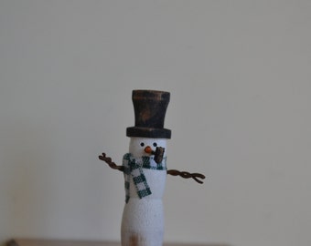 Snowman With Pipe | Etsy