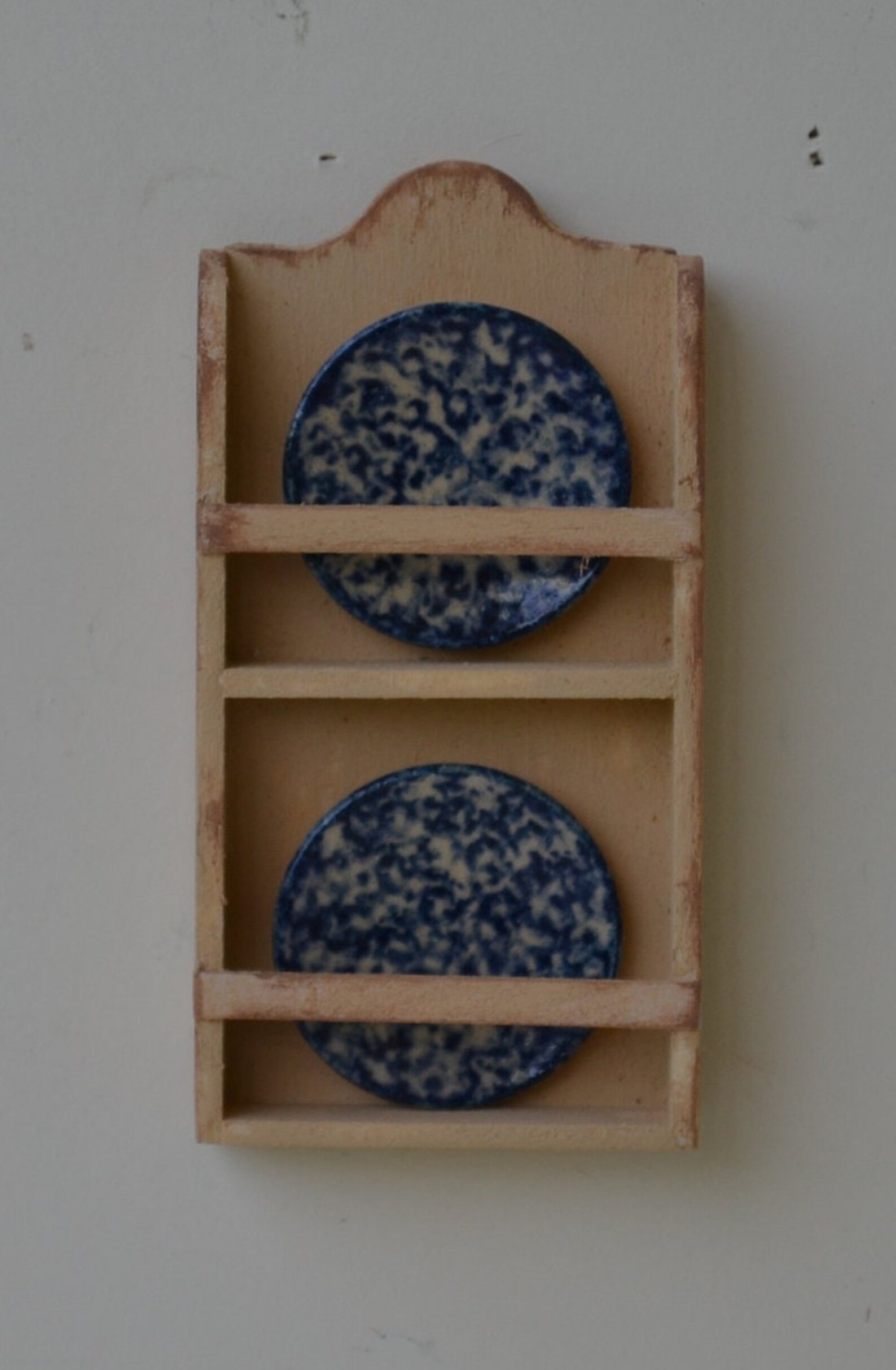 Doll House Miniature- Primitive Plate Rack - Etsy