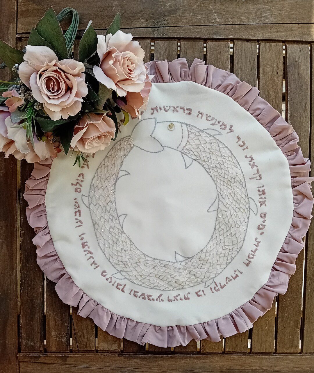 Challah Cover Judaica Embroidery DIY Kit for Jewish Freestyle Hand ...