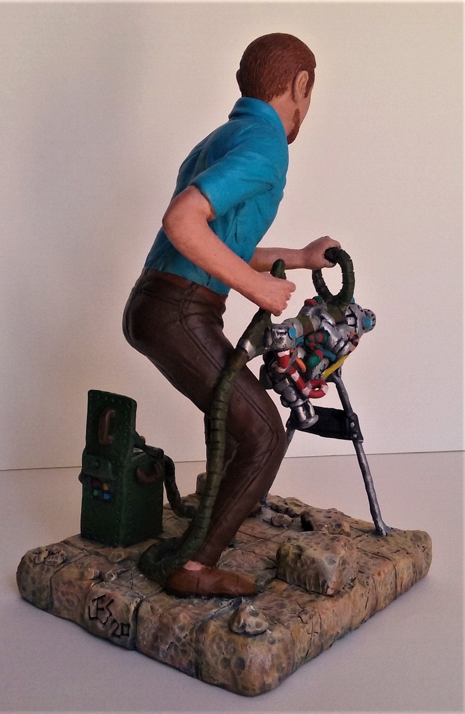 Dr. Benton Quest, Original Sculpture, From the Classic Animated Series ...