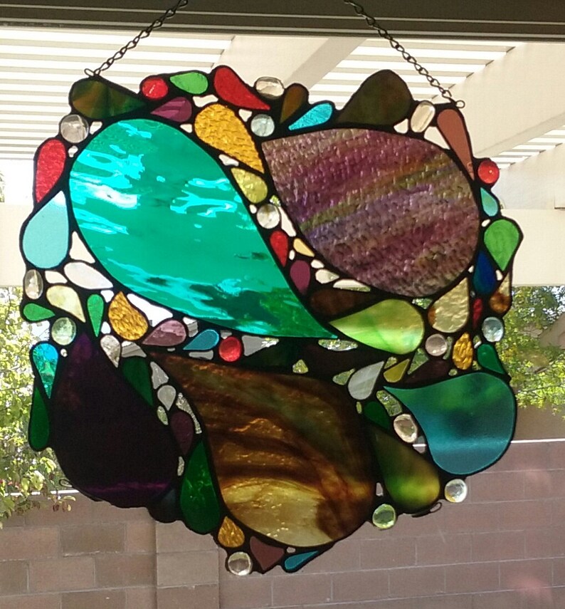 Made to Order Custom Stained Glass Panels: Church Home | Etsy