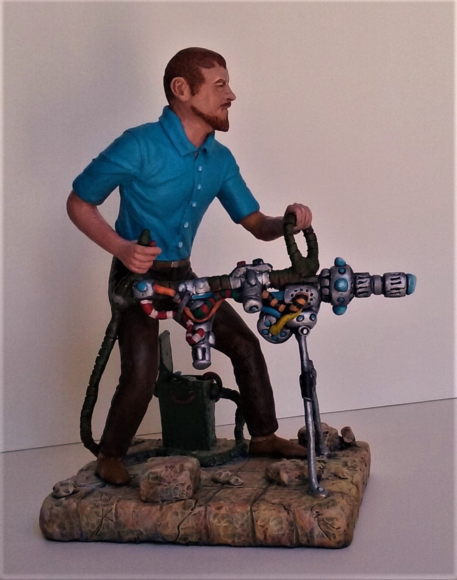 Dr. Benton Quest, Original Sculpture, From the Classic Animated Series ...